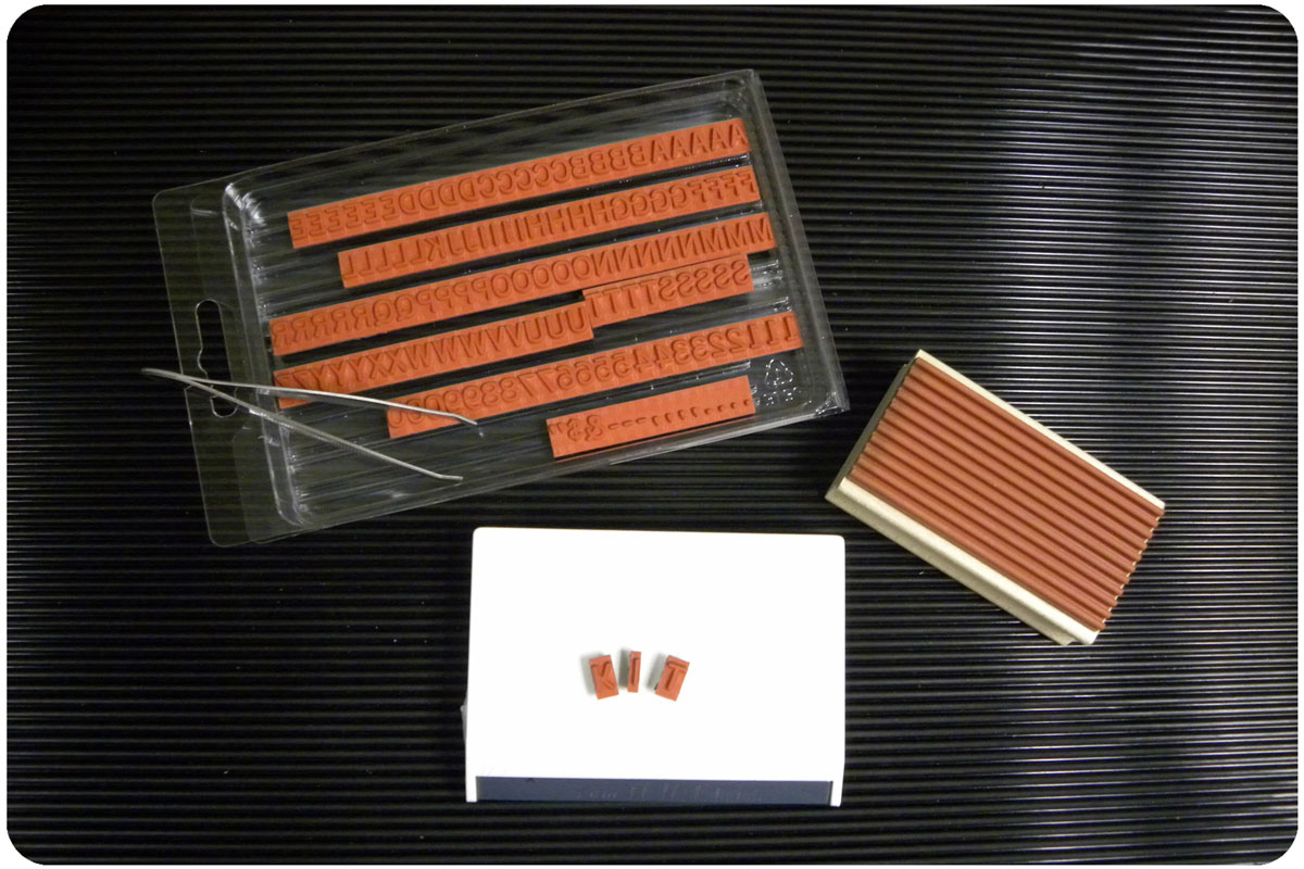 RT13 RIBtype Rubber Stamp Office Kit