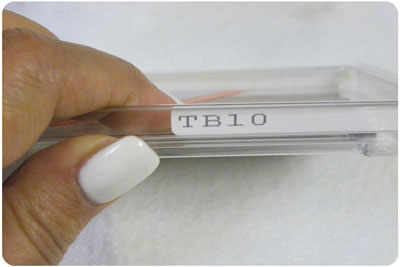 TB10 RIBtype Rubber Stamp Set: 1/8 inch Letters and Numbers